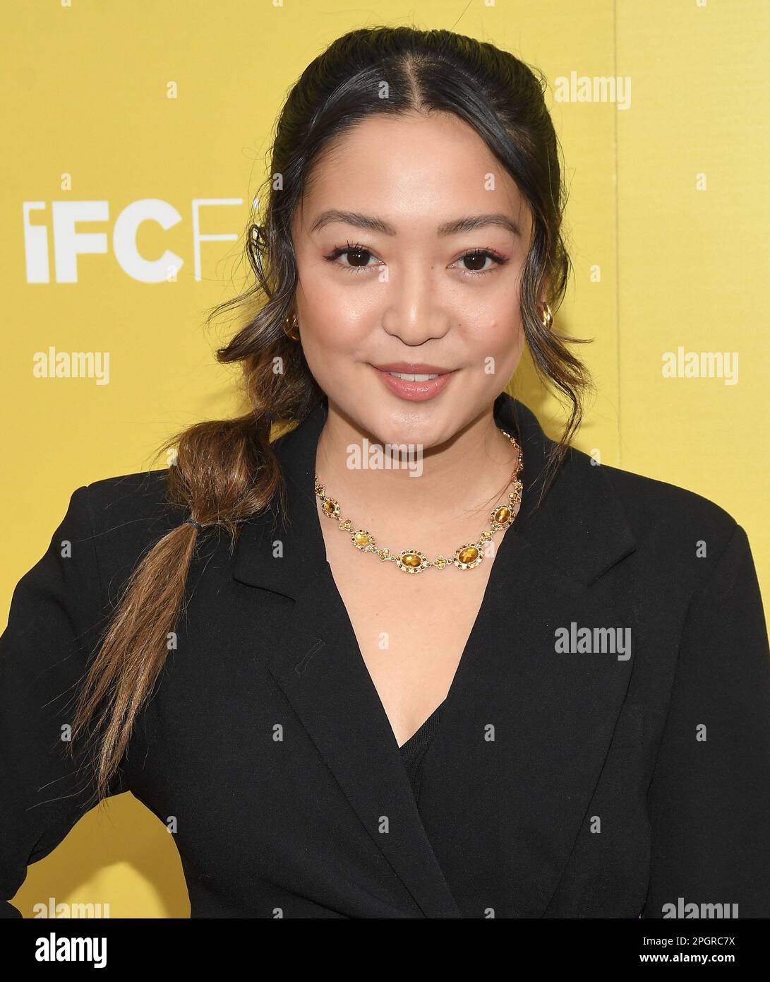 Los Angeles, USA. 23rd Mar, 2023. Chelsea Zhang arrives at the IFC ...