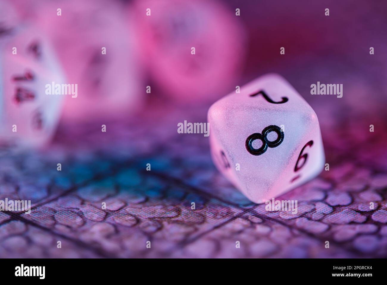 Dice for board game and role-playing game Stock Photo - Alamy