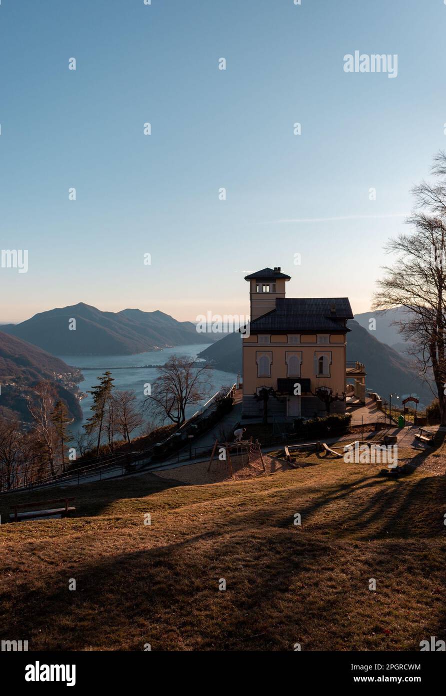 Beautiful top view lake in hi-res stock photography and images - Alamy