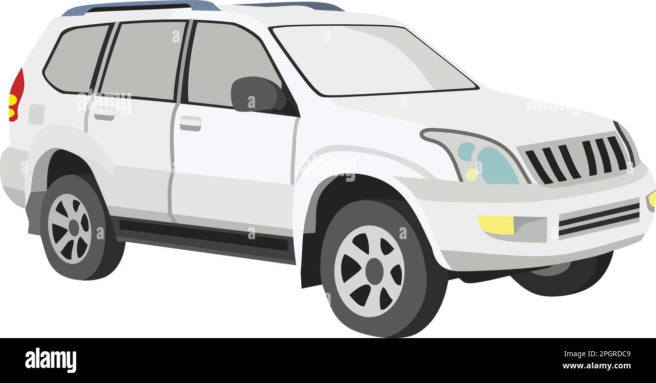 White Car Transportation Vector Stock Vector Image & Art - Alamy