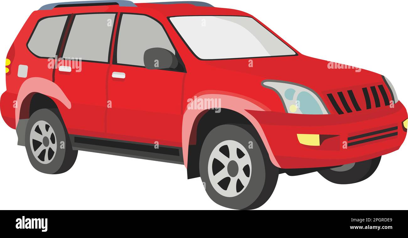 Red Car Transportation Vector Stock Vector Image & Art - Alamy
