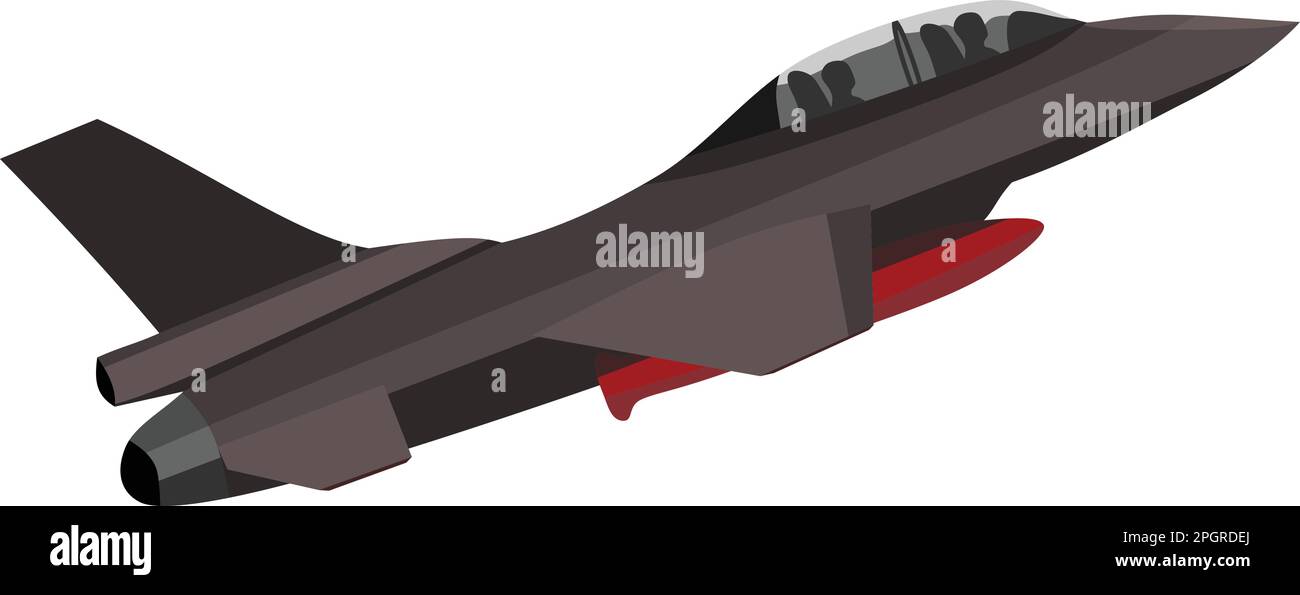 Military Jet Plane Transportation Vector Stock Vector Image & Art - Alamy