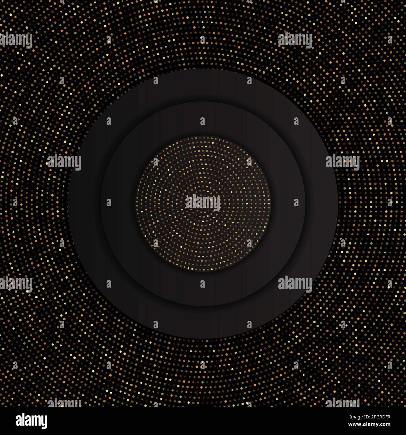 Abstract design background with gold dots pattern Stock Vector Image ...
