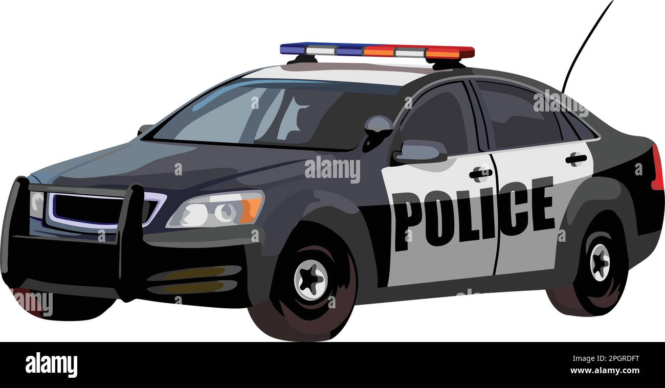 Police Car Guard Transportation Vector Stock Vector Image & Art - Alamy