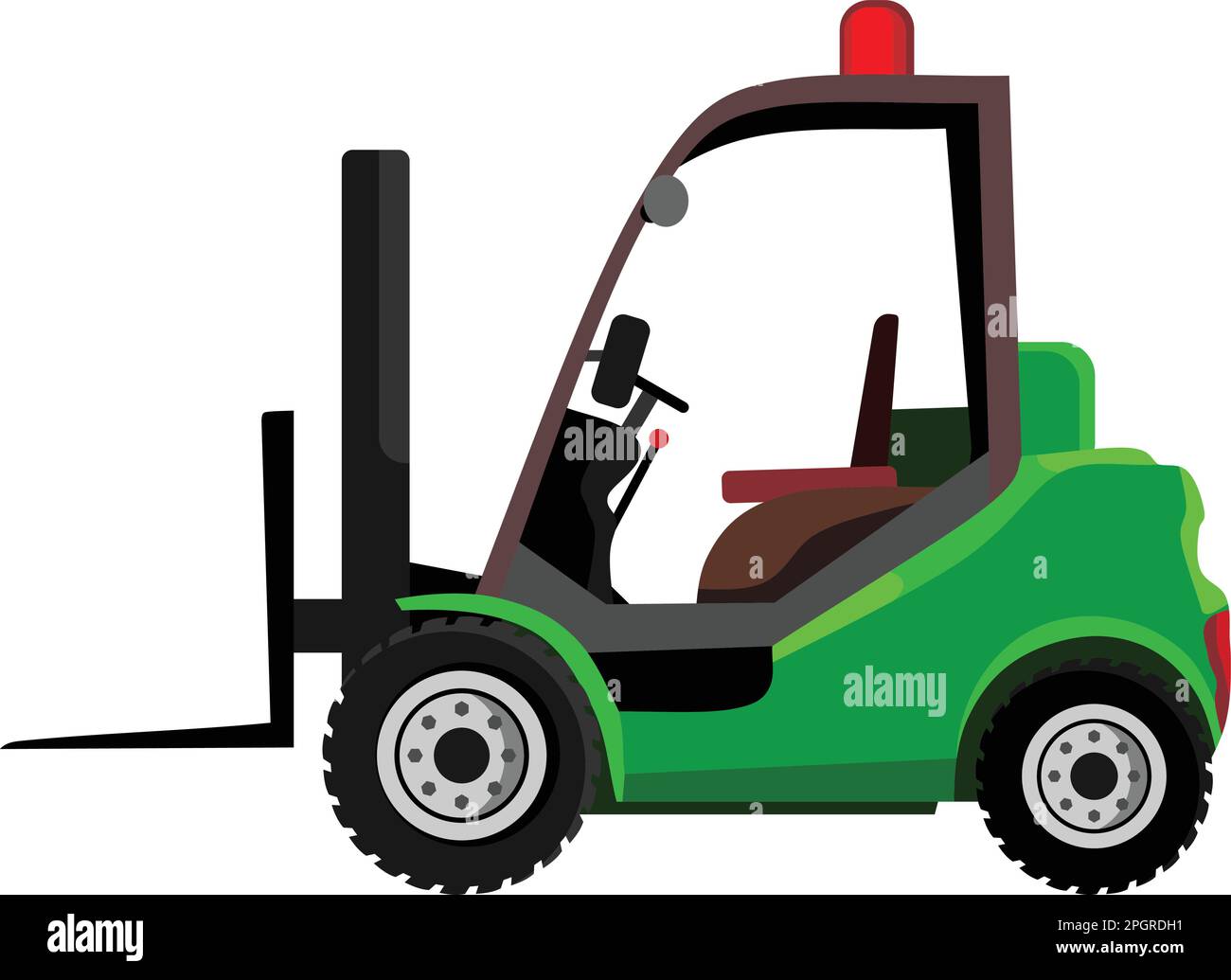 Forklift track vector vectors Stock Vector Images - Alamy