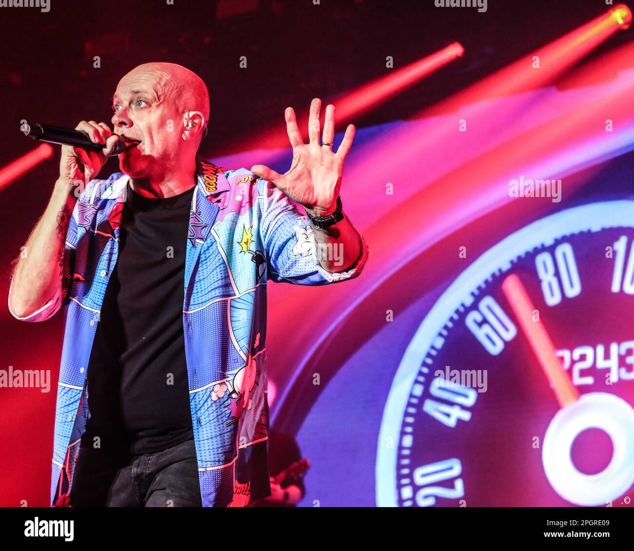 Teatro Dis’play, Brixia, Italy, March 23, 2023, Max Pezzali during Max ...