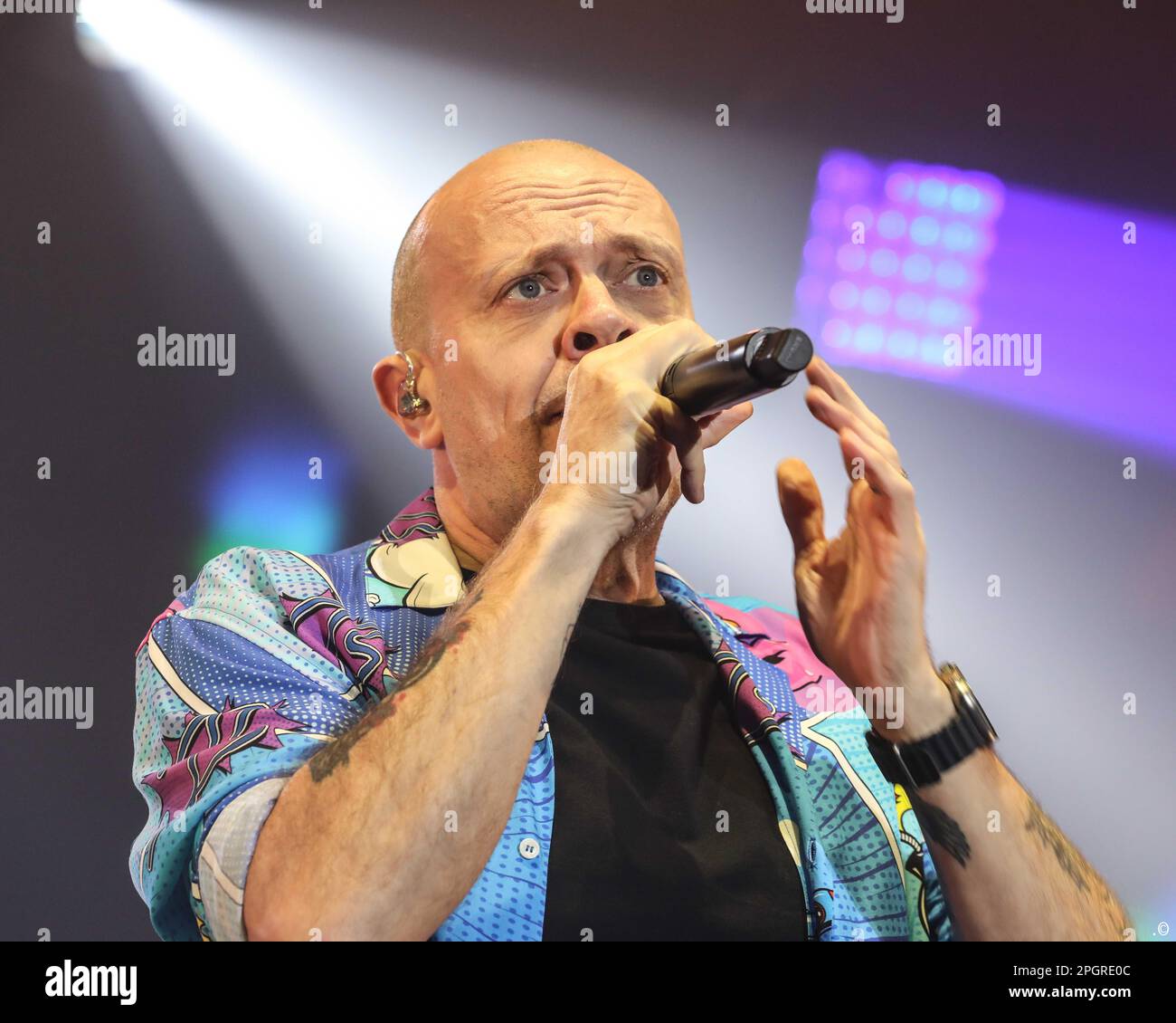 Teatro Dis’play, Brixia, Italy, March 23, 2023, Max Pezzali during Max ...