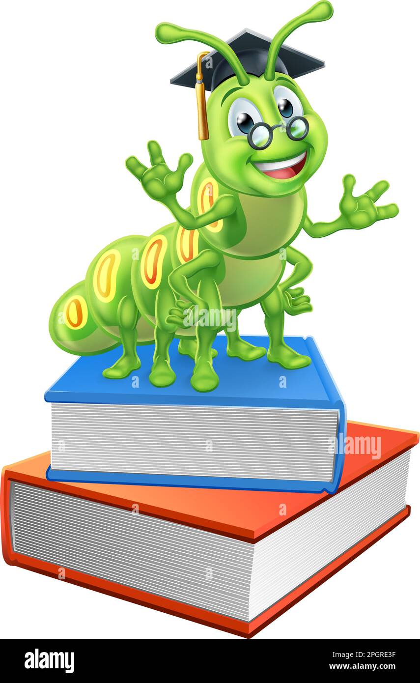 The book worm Cut Out Stock Images & Pictures - Alamy