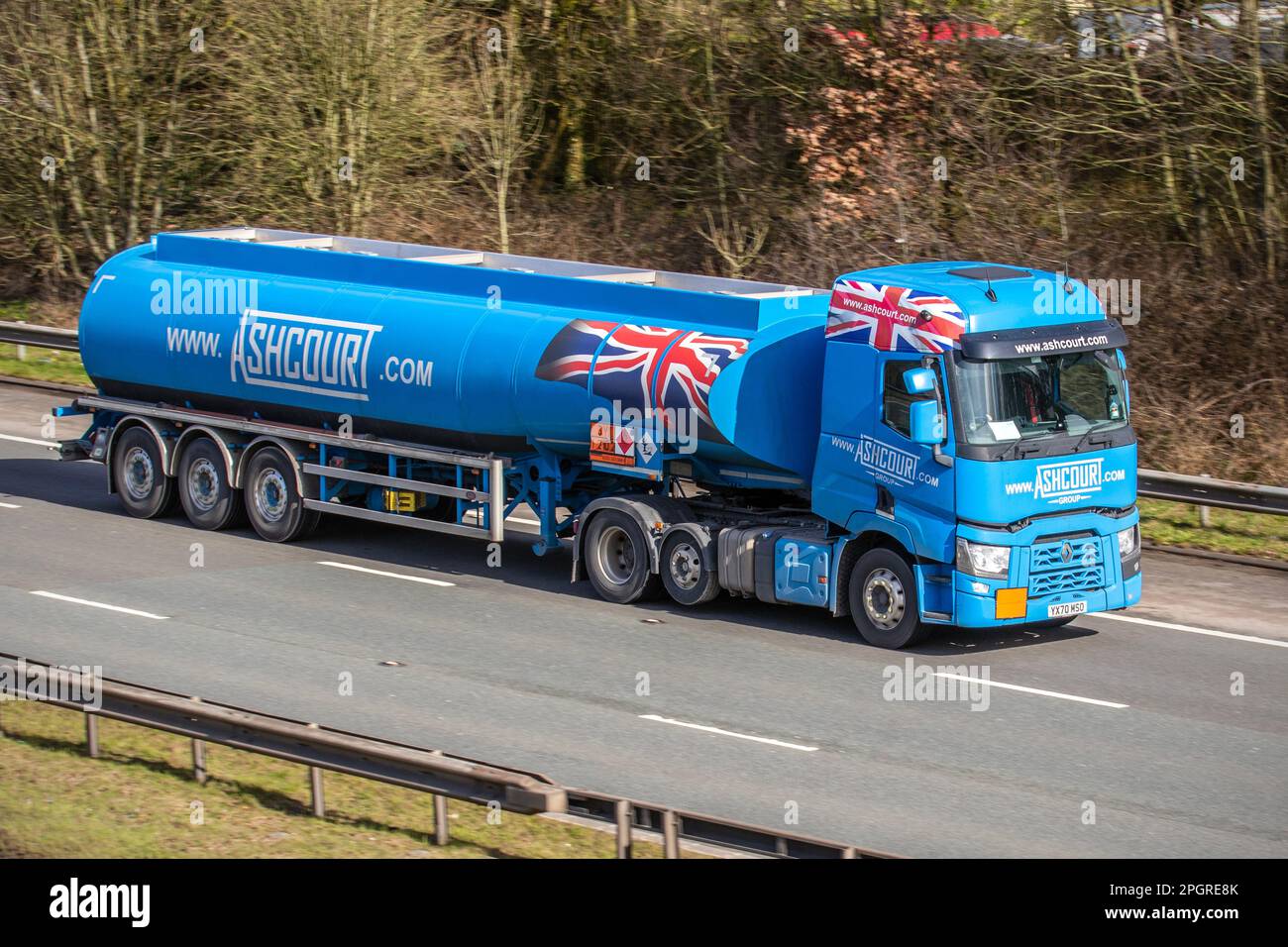 ASHCOURT Group Tanker Haulage, 2020 Blue RENAULT TRUCKS T460.26 6X2 ...