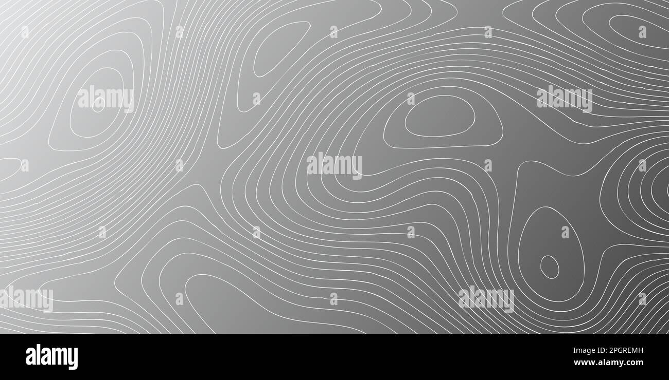 Abstract banner template with topography contour design Stock Vector ...