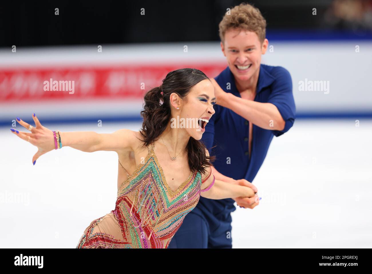 Saitama, Japan. 24th Mar, 2023. Madison Chock & Evan Bates (USA) Figure ...