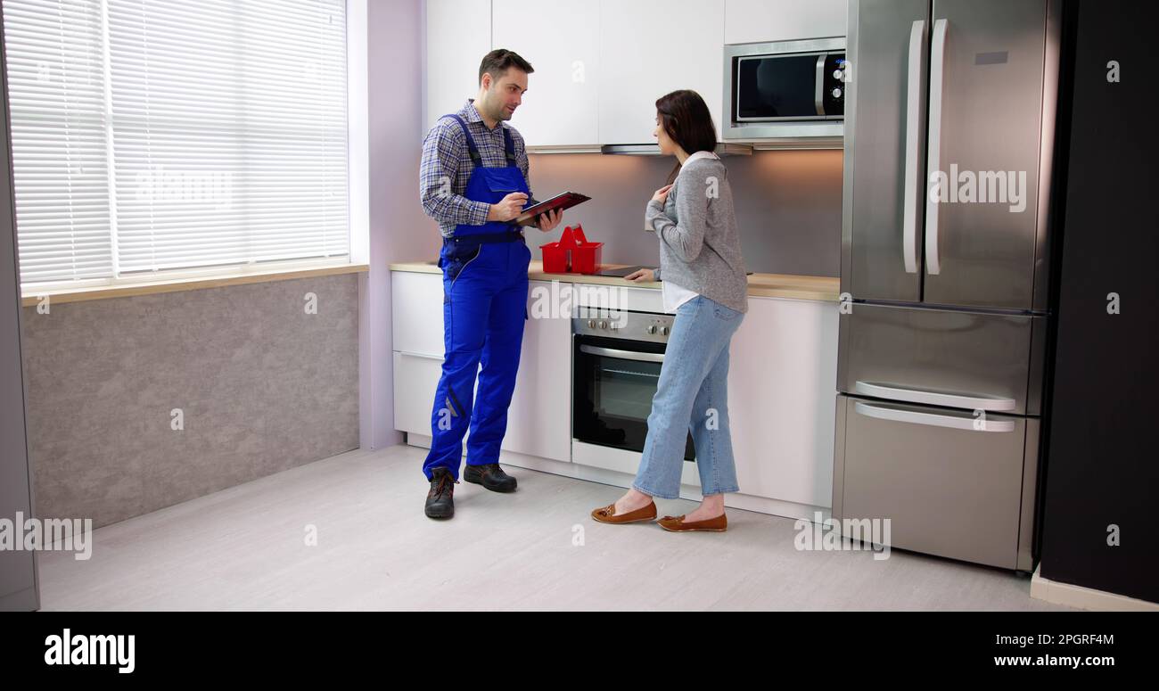 Plumber Kitchen Maintenance Checklist And Handyman Repair Invoice Stock ...