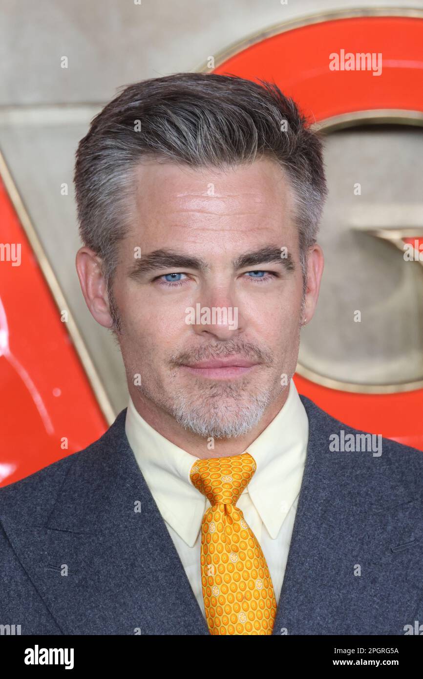 Chris Pine, Dungeons & Dragons: Honour Among Thieves - UK Premiere ...