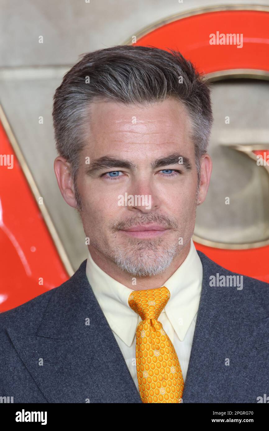 Chris Pine, Dungeons & Dragons: Honour Among Thieves - UK Premiere ...