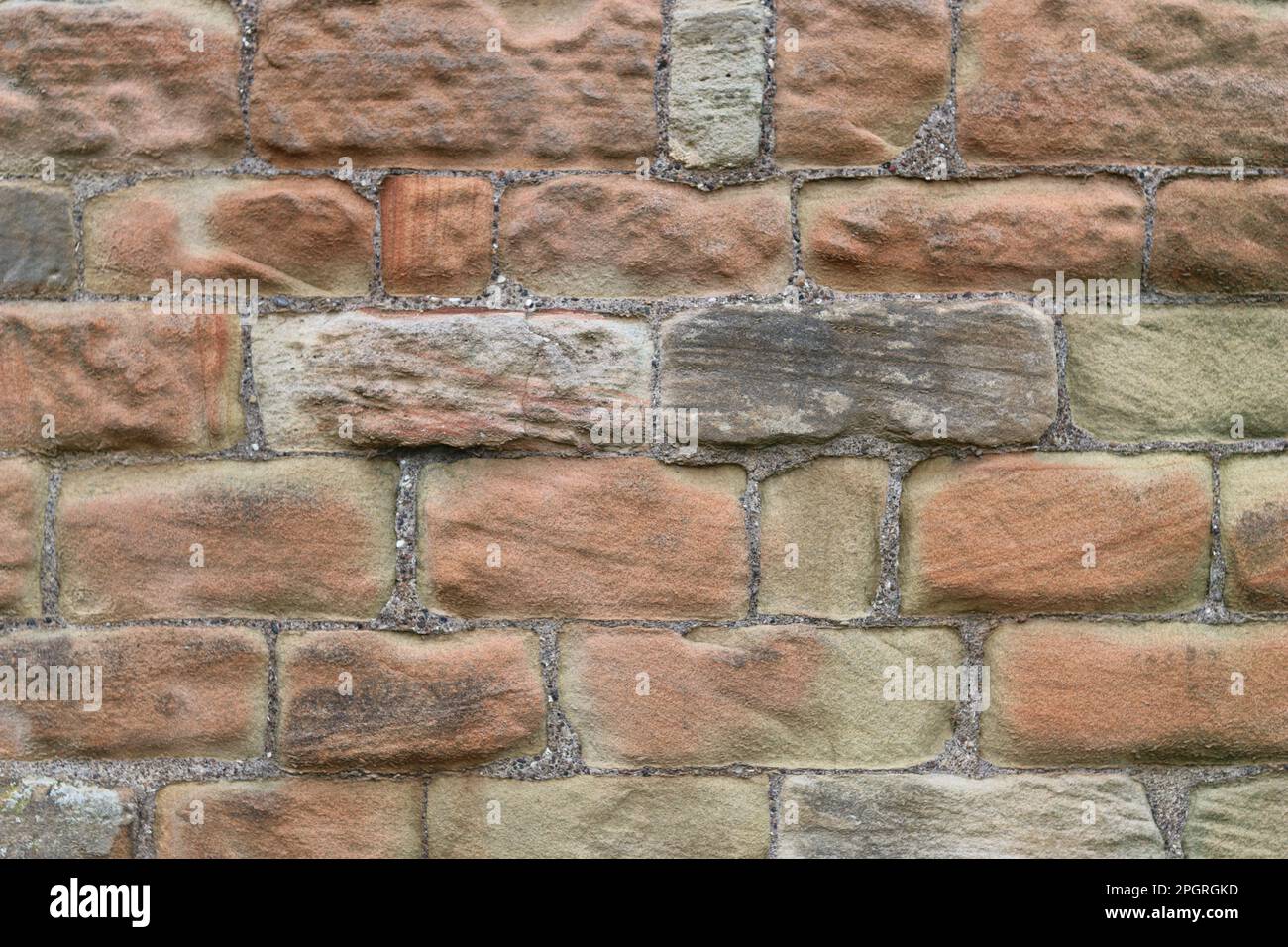 Red ancient stone wall texture hi-res stock photography and images - Alamy