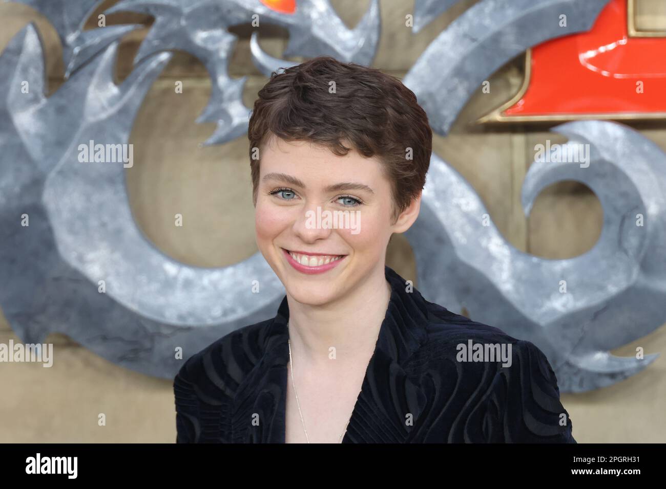Sophia Lillis, Dungeons & Dragons: Honour Among Thieves - UK Premiere, Leicester Square, London ...