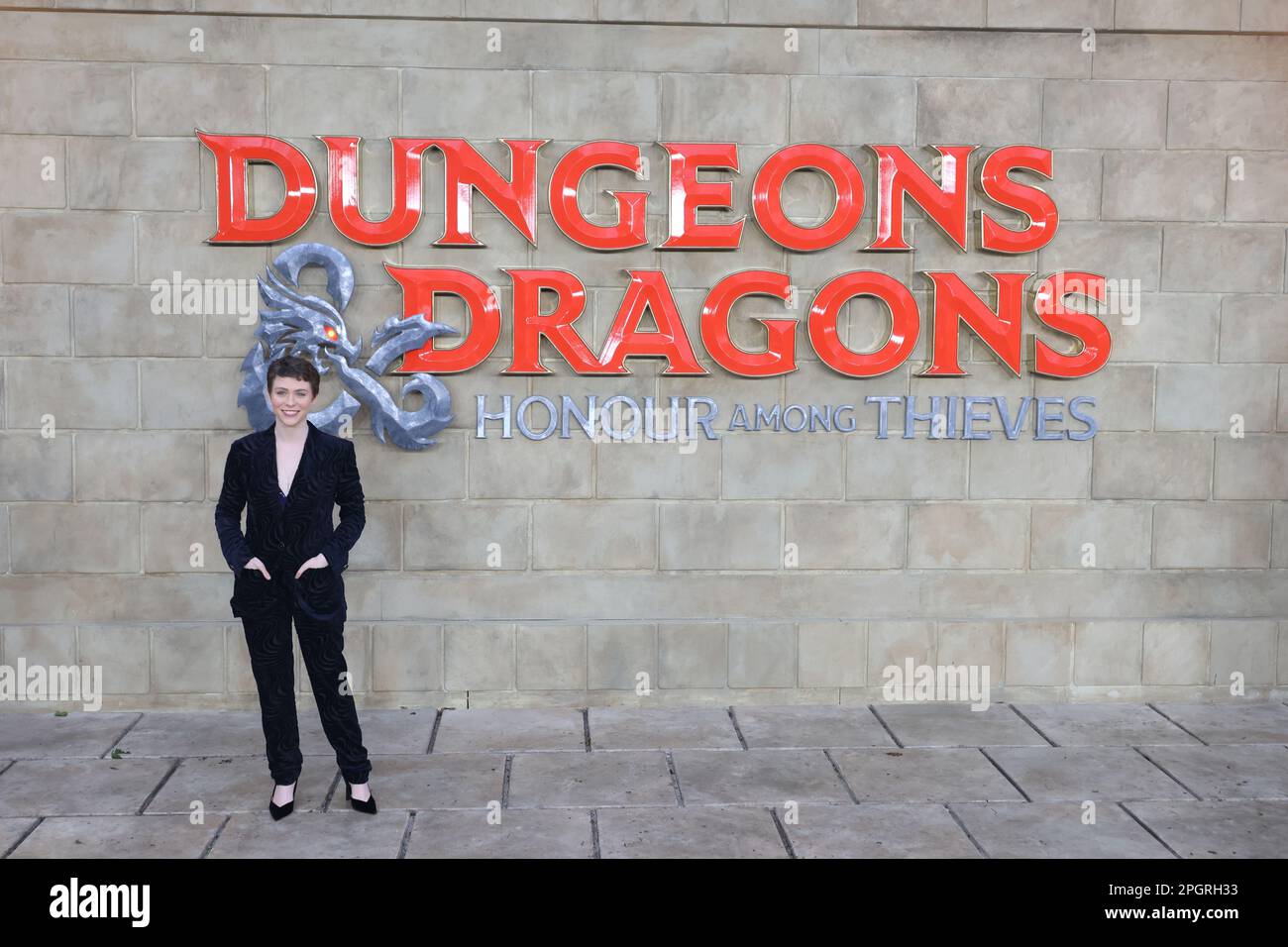 Sophia Lillis, Dungeons & Dragons: Honour Among Thieves - UK Premiere, Leicester Square, London ...