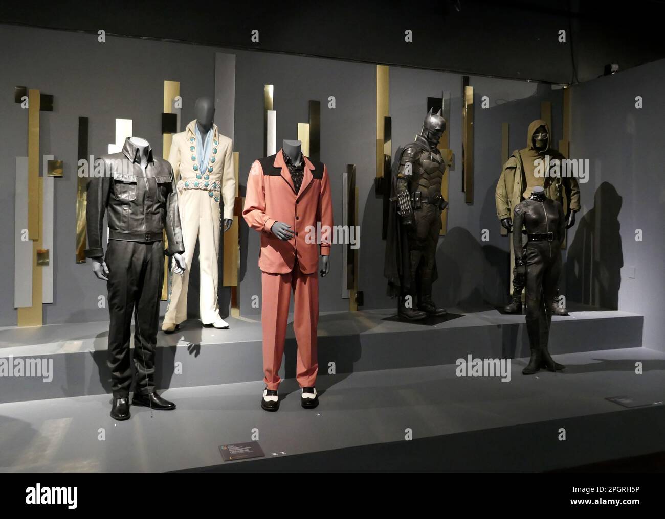 Los Angeles, California, USA 23rd March 2023 Elvis Costumes designed by ...