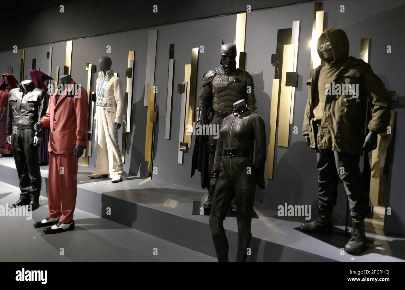 Los Angeles, California, USA 23rd March 2023 Elvis Costumes designed by ...