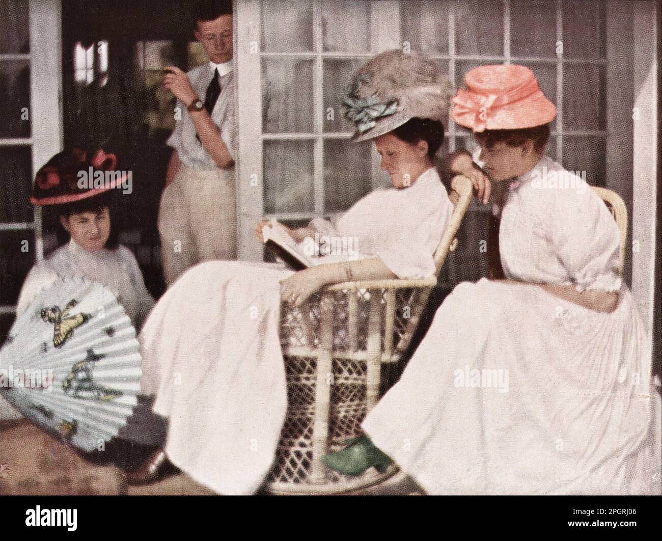 On the House Boat--"The Log Cabin" 1879/1908 by Edward Steichen Stock ...
