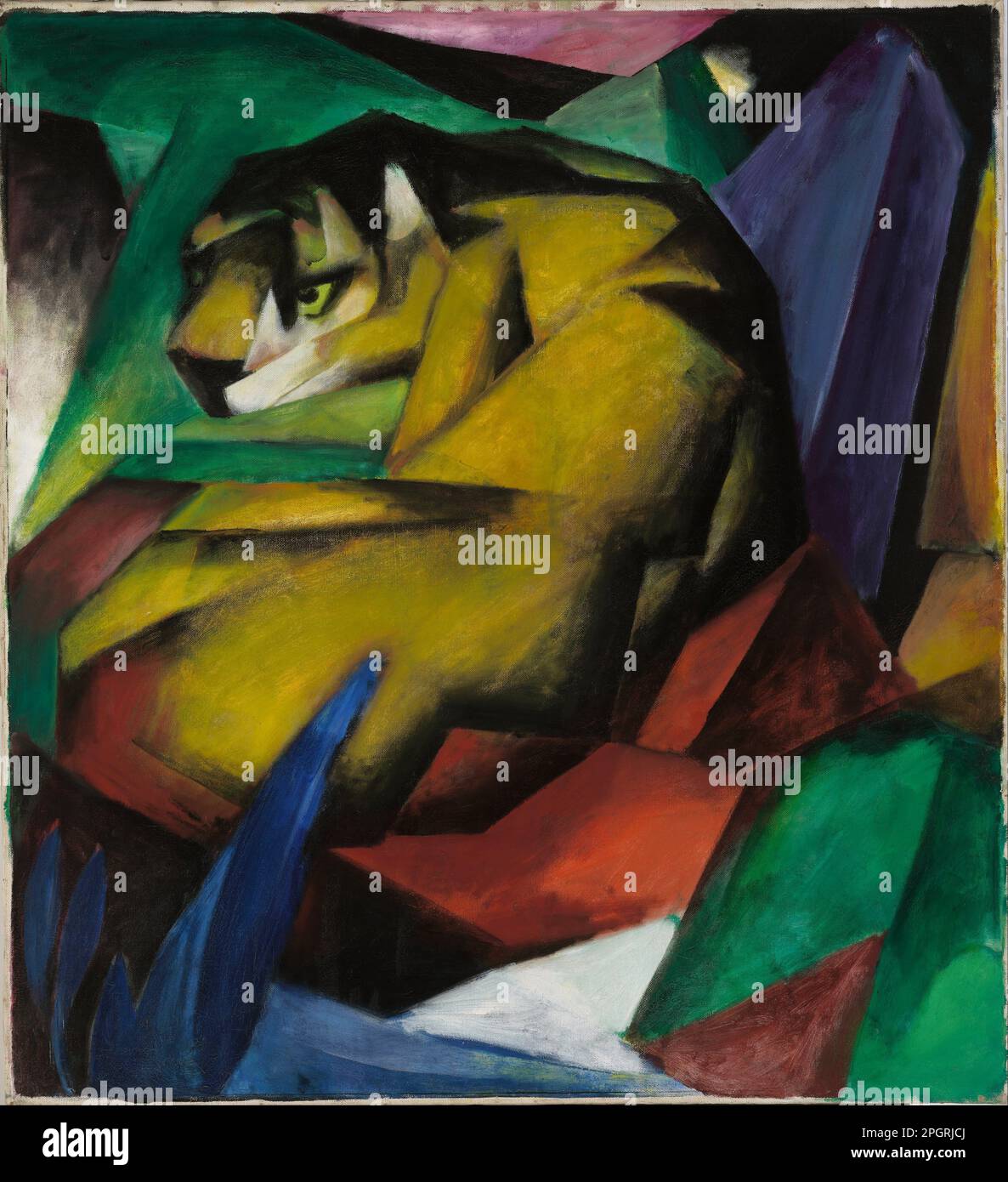 The Tiger 1912 by Franz Marc Stock Photo - Alamy
