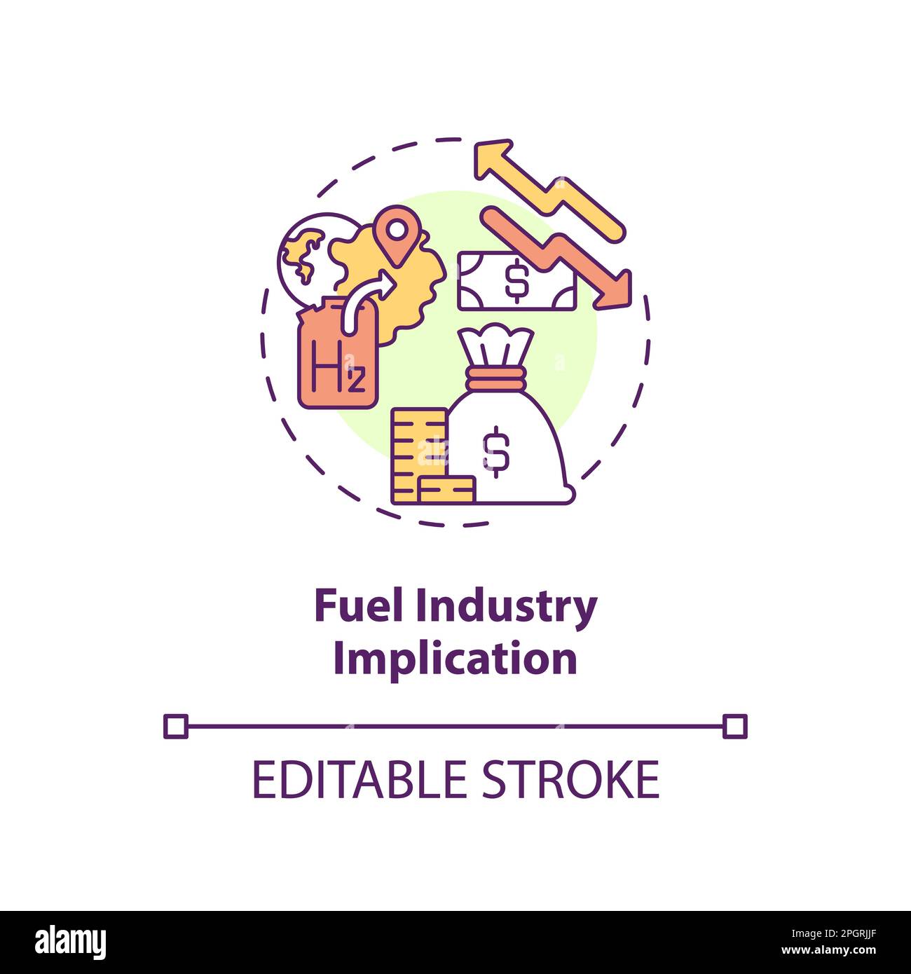 Fuel price increase concept Stock Vector Images - Alamy