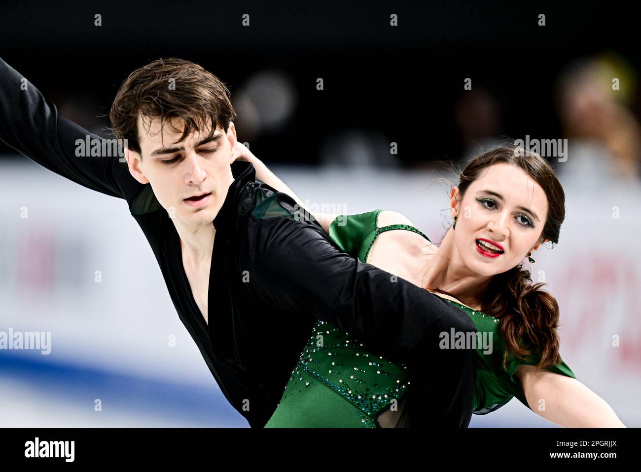 Chelsea VERHAEGH & Sherim VAN GEFFEN (NED), during Ice Dance Rhythm ...