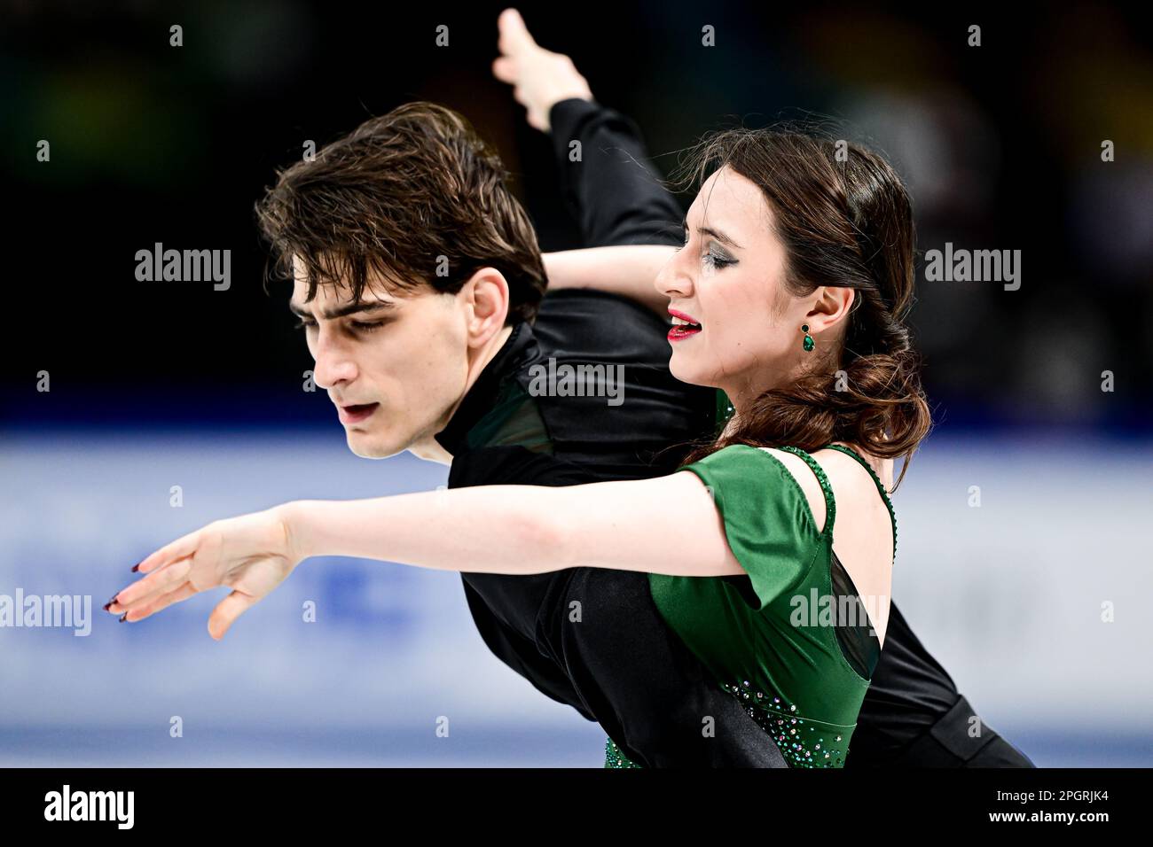 Chelsea VERHAEGH & Sherim VAN GEFFEN (NED), during Ice Dance Rhythm ...