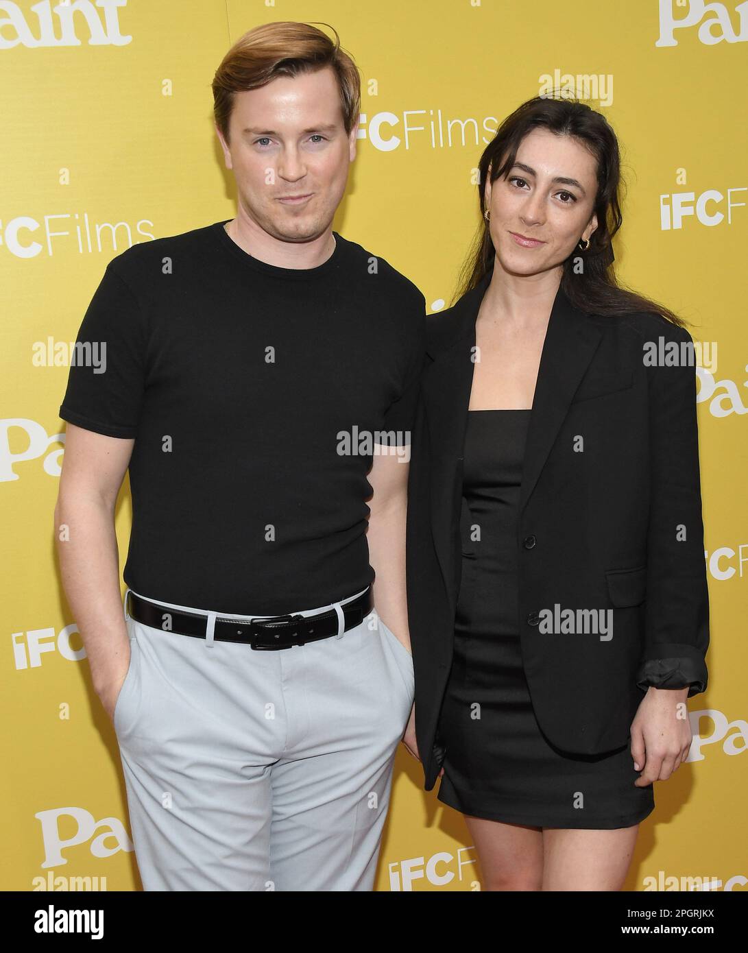 Los Angeles, USA. 23rd Mar, 2023. (L-R) Casey Hanley and Natalie Rousseau arrives at the IFC ...