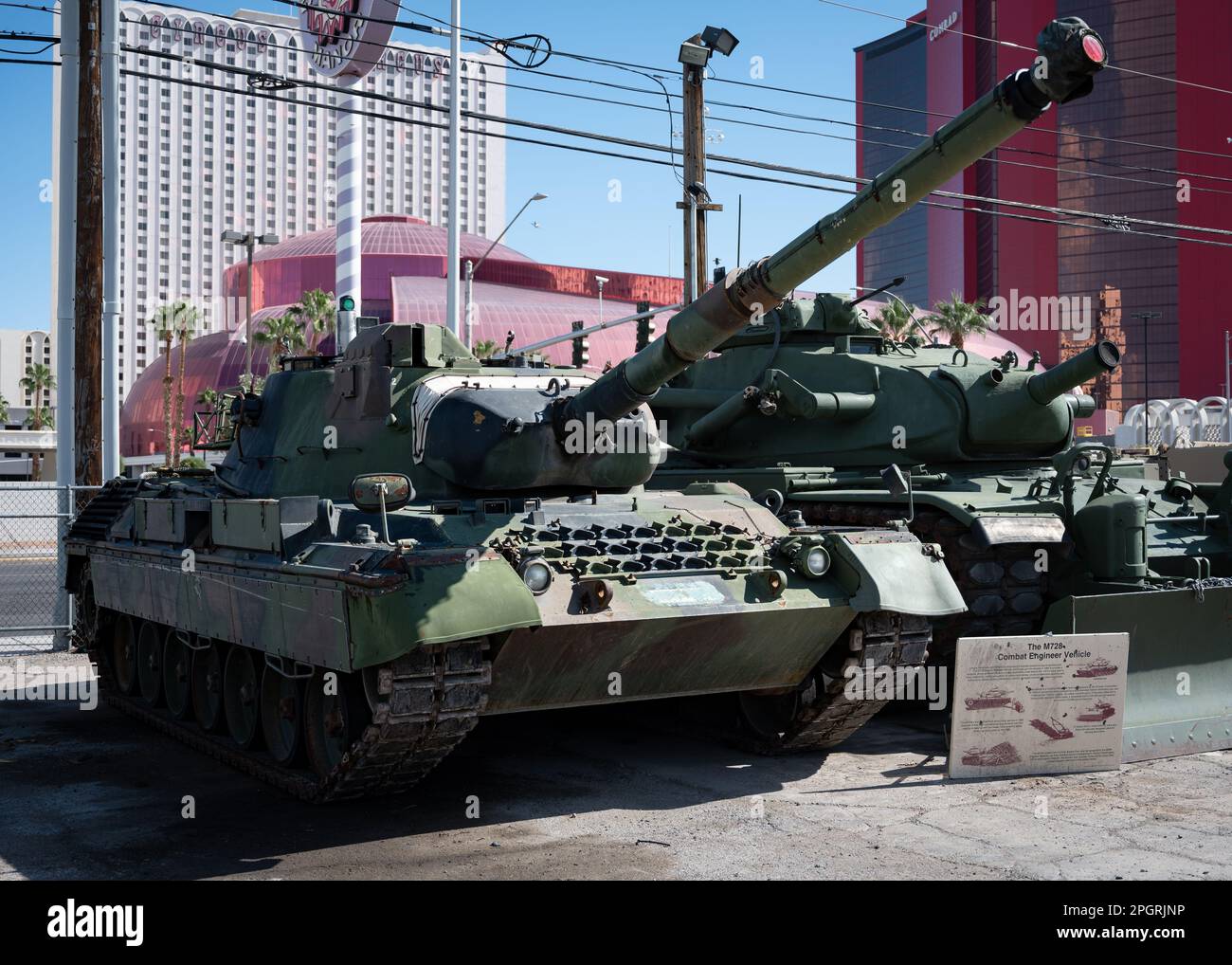 Tanks Parked In A Row