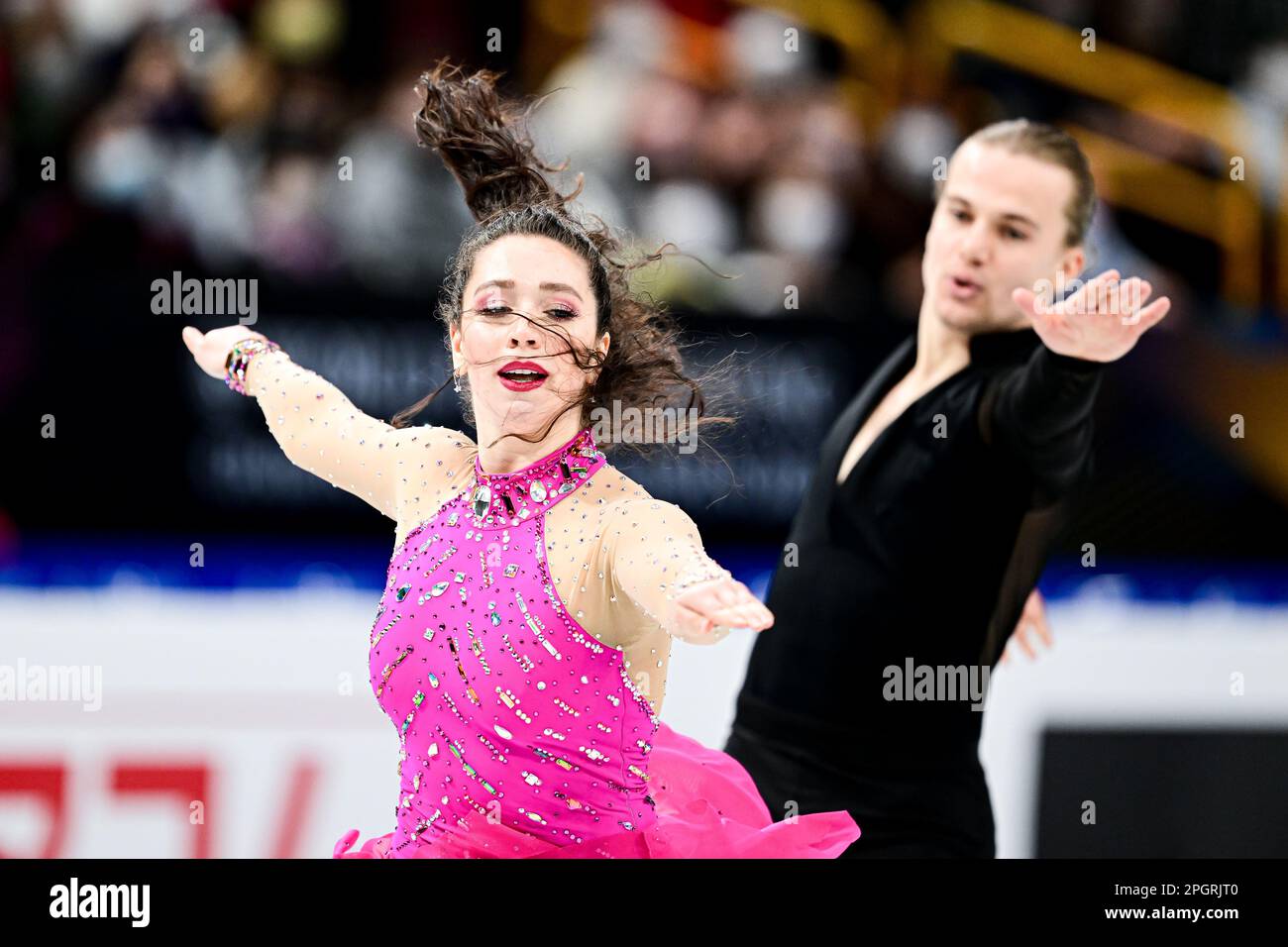 Olivia Josephine SHILLING & Leo BAETEN (BEL), during Ice Dance Rhythm ...