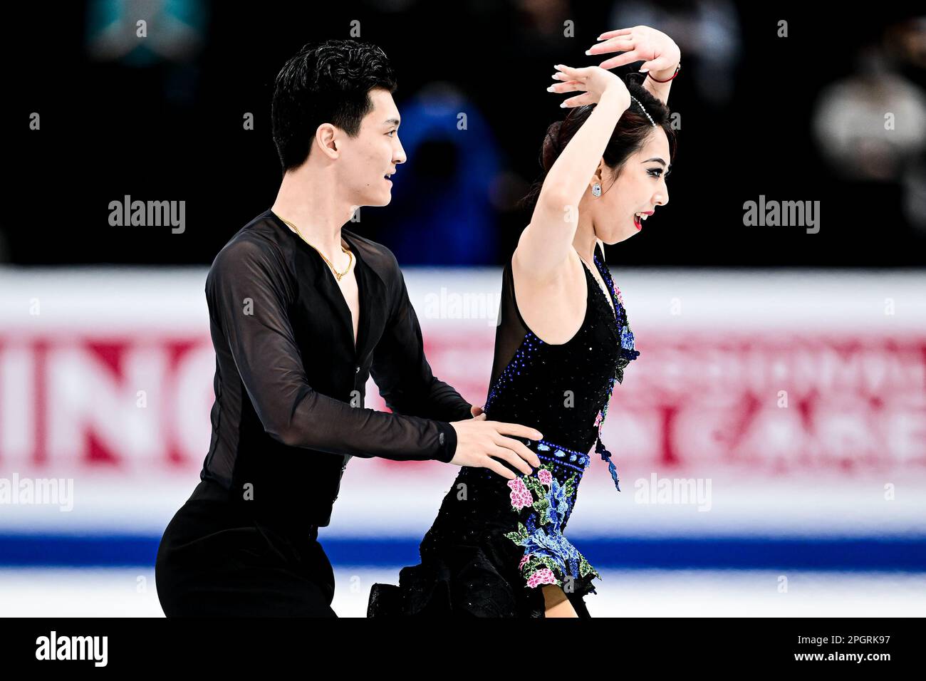 Xizi CHEN & Jianing XING (CHN), during Ice Dance Rhythm Dance, at the ...