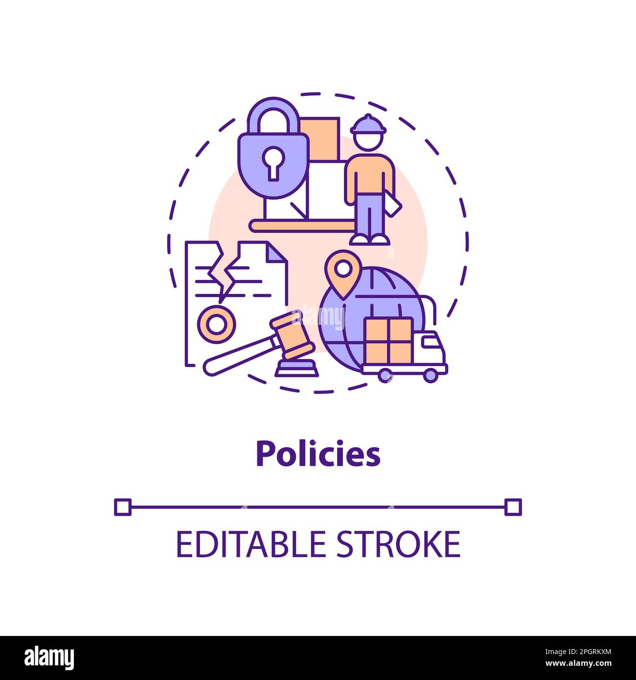 Policies concept icon Stock Vector Image & Art - Alamy