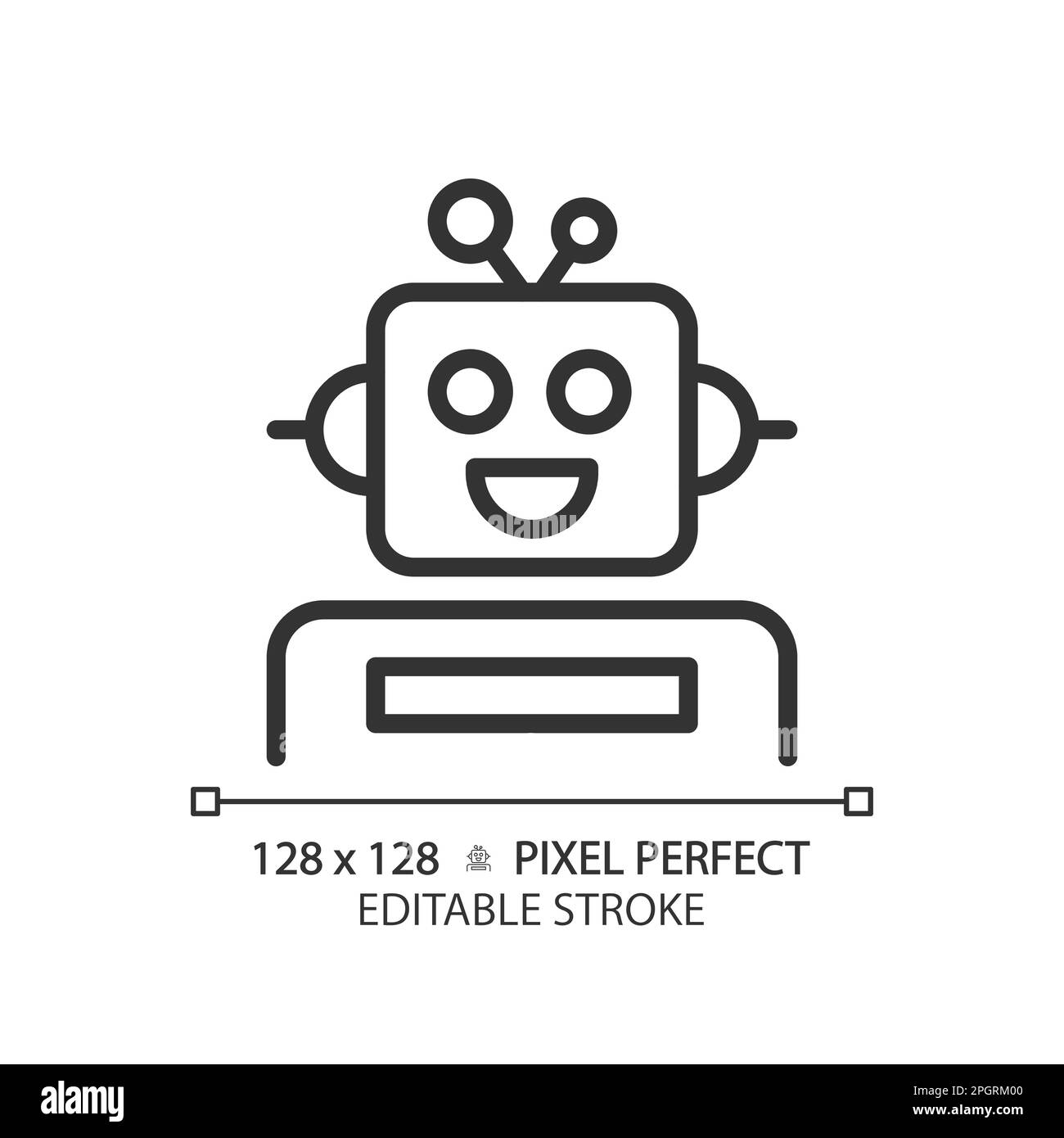 Robotics and STEM pixel perfect linear icon Stock Vector Image & Art ...