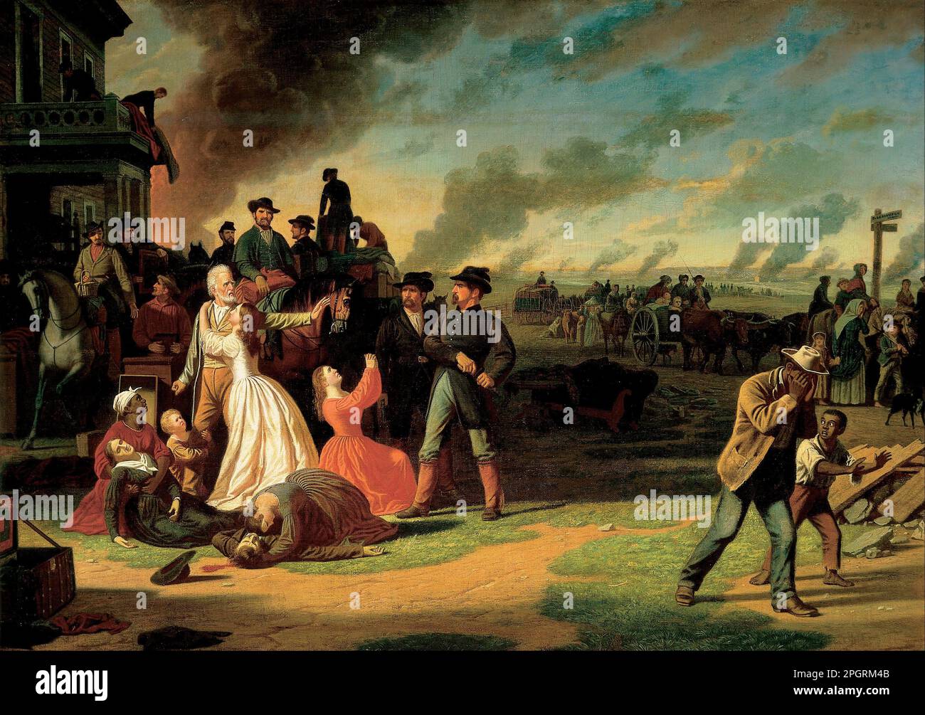 Order No. 11 1865/1868 by George Caleb Bingham Stock Photo - Alamy