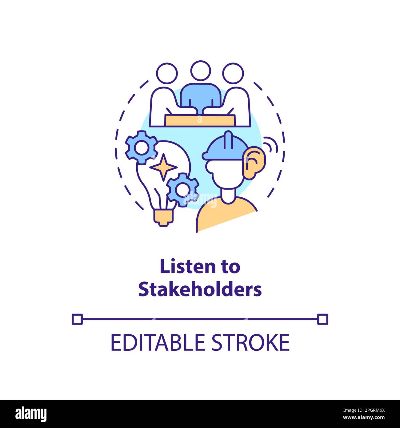 Stakeholders infographic Stock Vector Images - Alamy