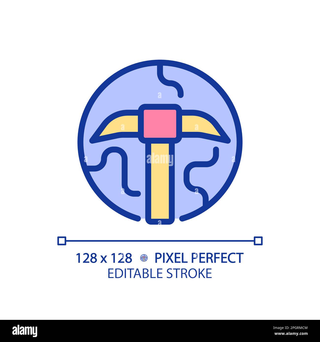 STEM in geology pixel perfect RGB color icon Stock Vector Image & Art - Alamy