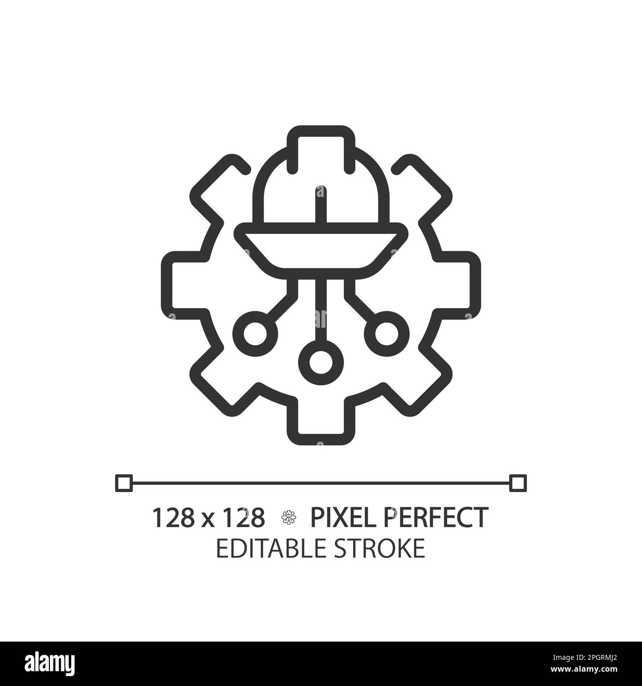 STEM in engineering pixel perfect linear icon Stock Vector Image & Art - Alamy