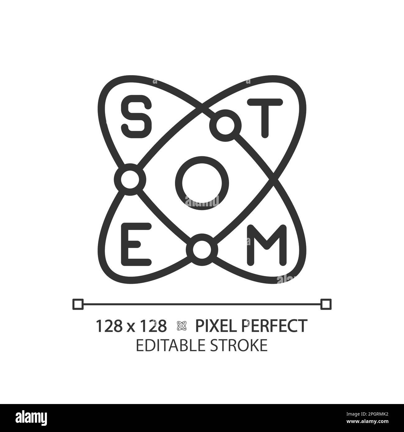 Education and STEM pixel perfect linear icon Stock Vector Image & Art - Alamy