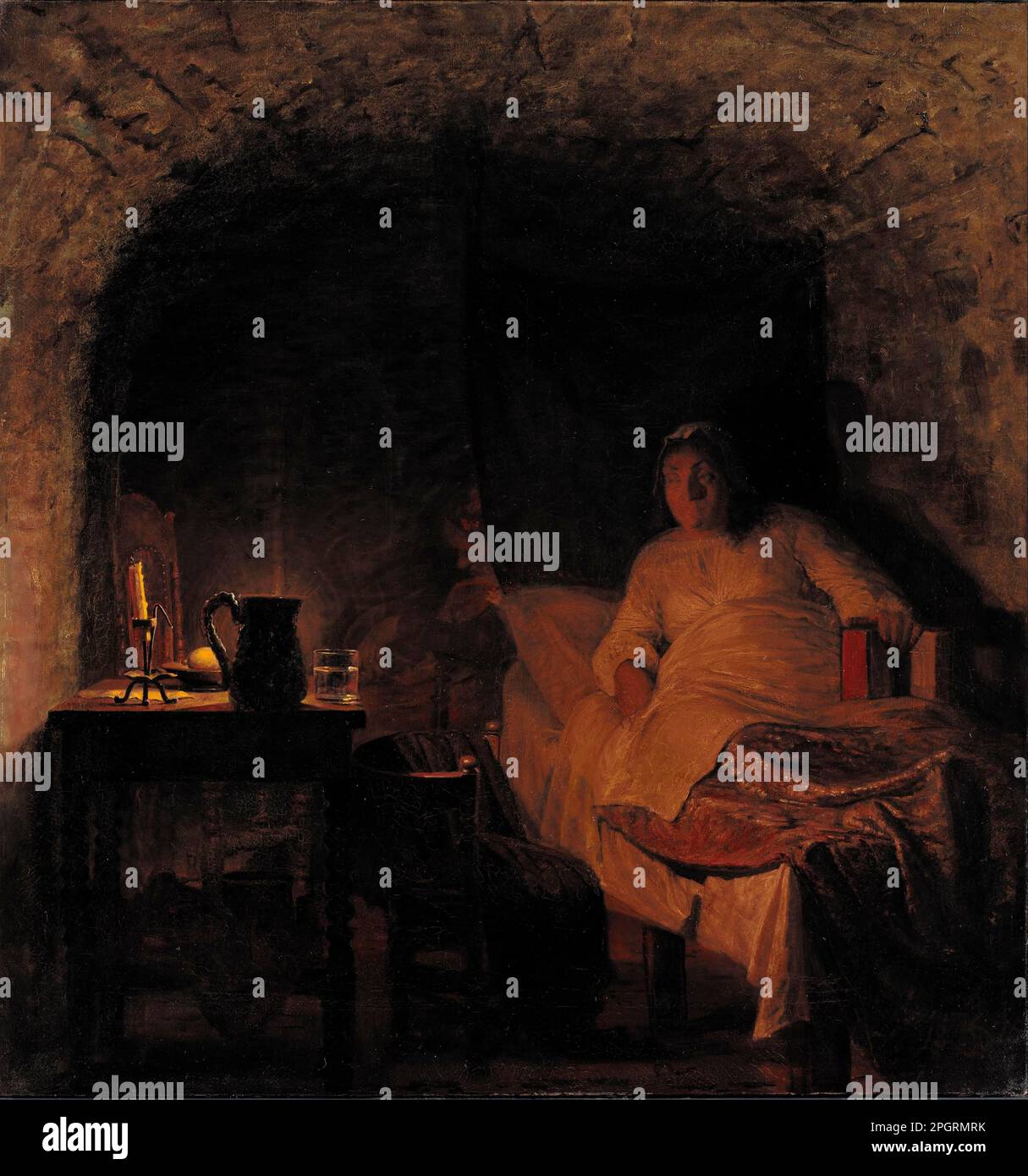 Leonora Christina in prison 1875 by Kristian Zahrtmann Stock Photo - Alamy