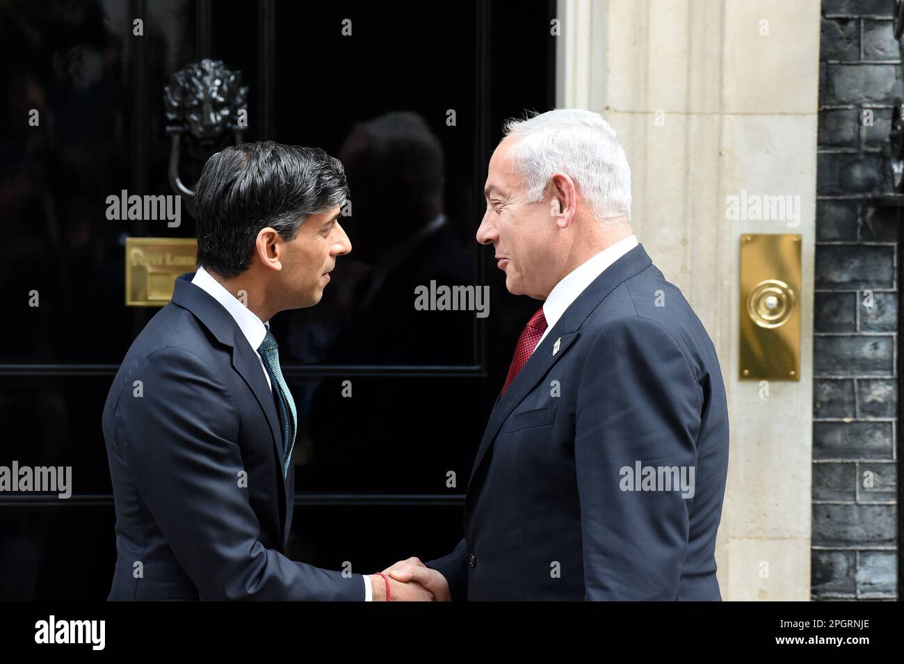 London, UK. 24th Mar, 2023. Prime Minister Rishi Sunak meats the Prime ...