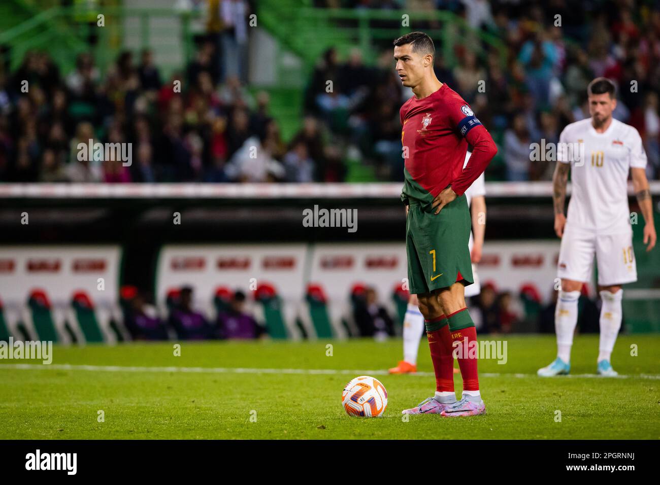 Lisbon, Portugal. 23rd Mar, 2023. Cristiano Ronaldo of Portugal seen in ...