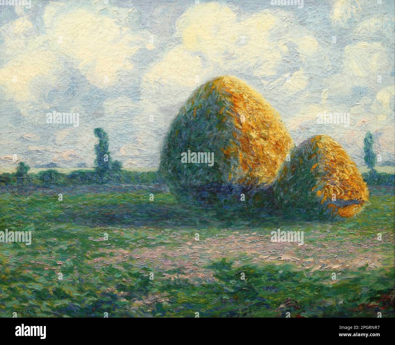 Las parvas (la pampa de hoy) (1885 - 1911) by Martin Malharro Stock ...