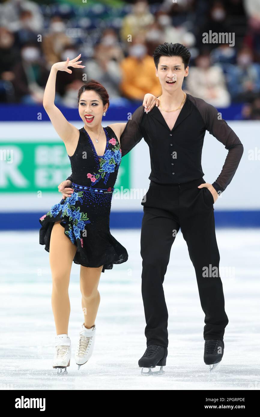 Saitama, Japan. 24th Mar, 2023. Xizi Chen & Jianing Xing (CHN) Figure ...