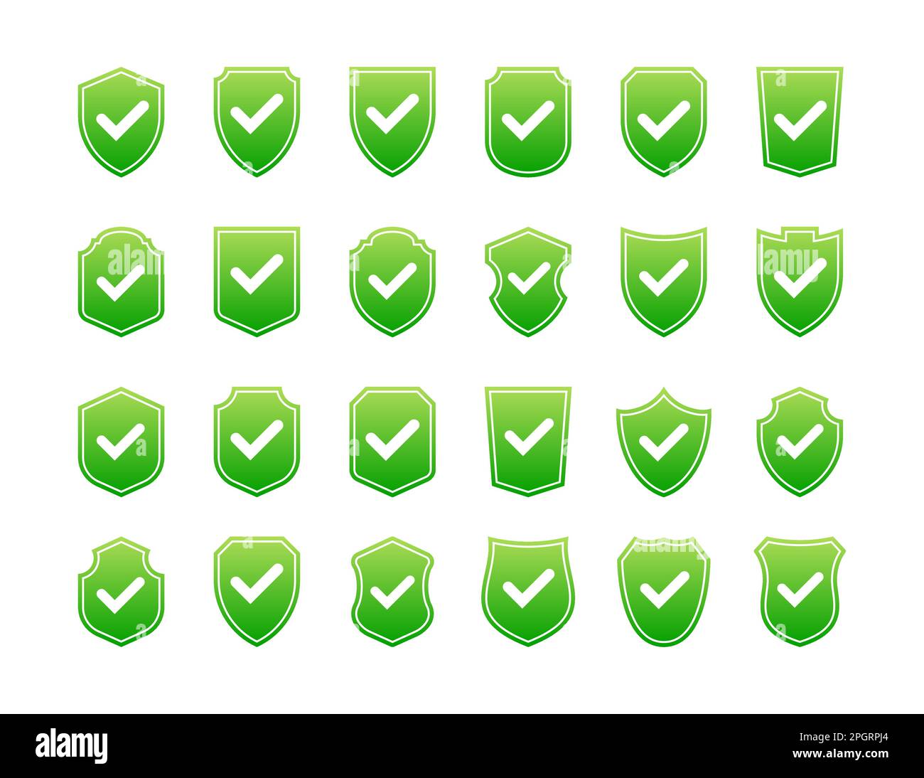 Set of shields. Protect signs. Knight award. Security label Stock ...