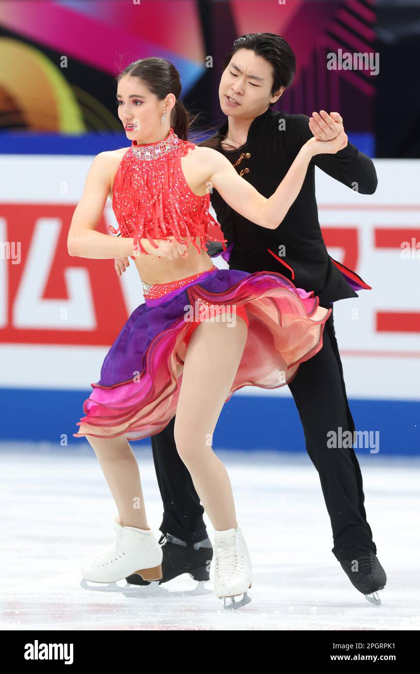 Saitama, Japan. 24th Mar, 2023. Charlotte Lafond-Fournier & Richard ...