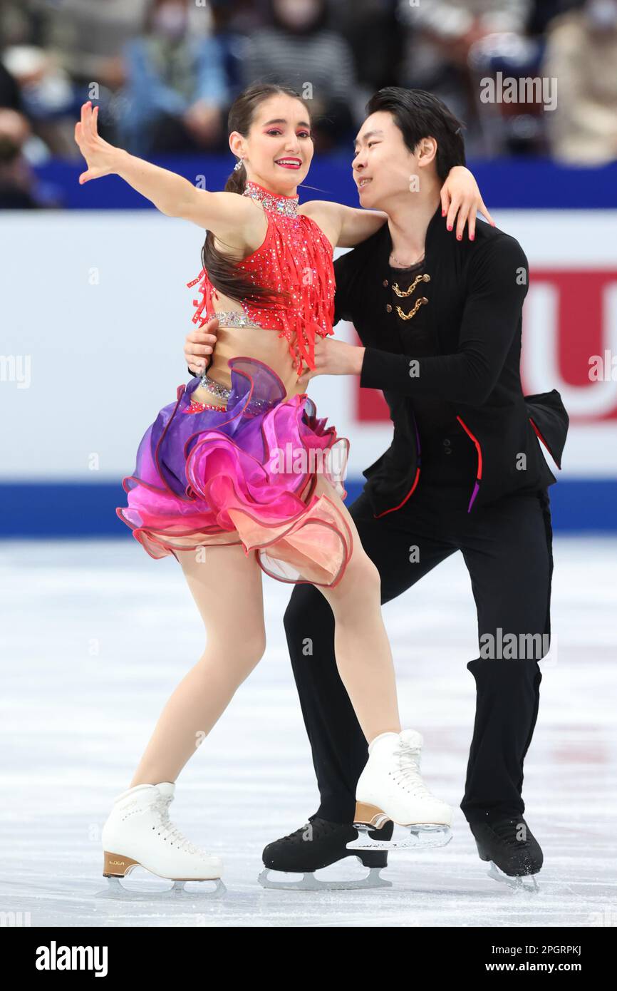 Saitama, Japan. 24th Mar, 2023. Charlotte Lafond-Fournier & Richard ...