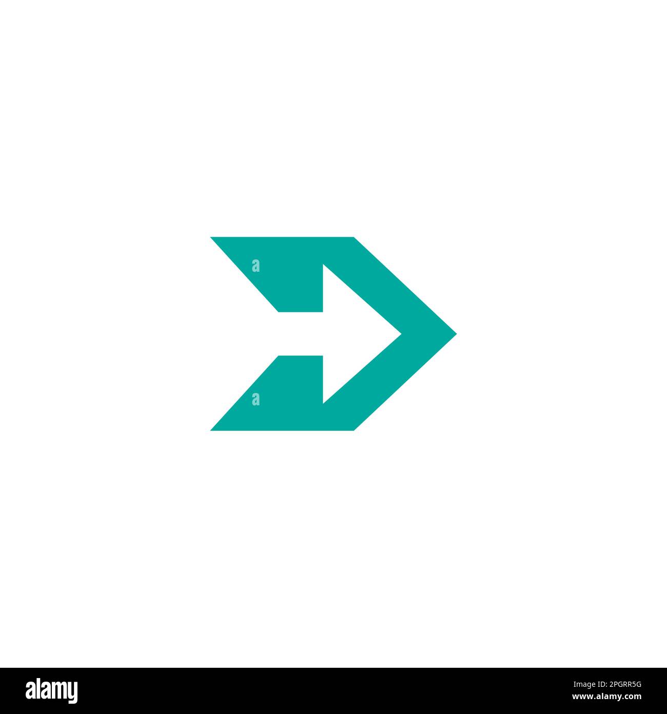 blue right double arrow icon. Arrow inside arrow button. Continue ...