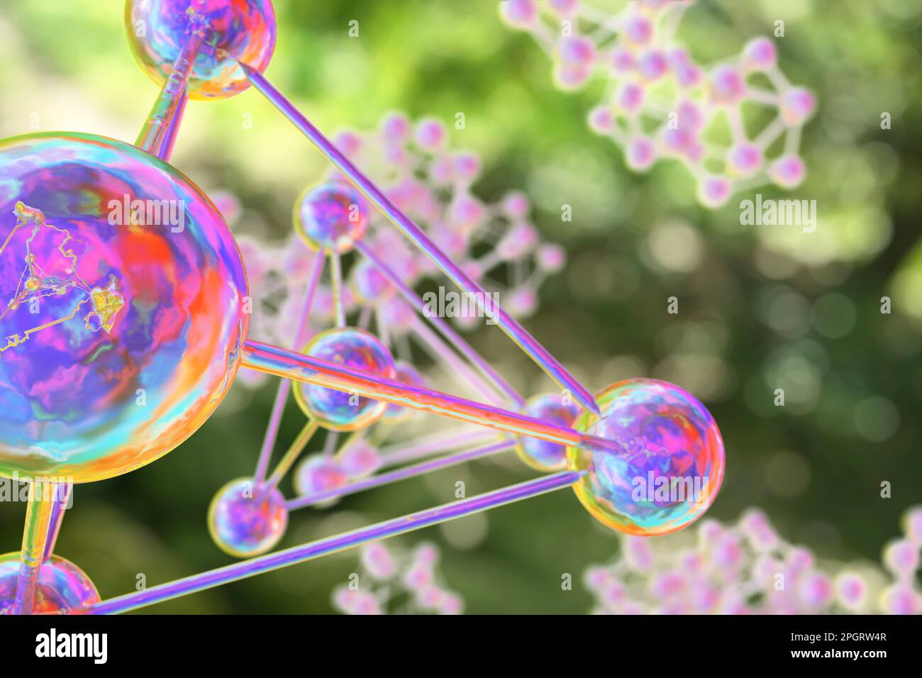 Computer illustration atoms hi-res stock photography and images - Alamy