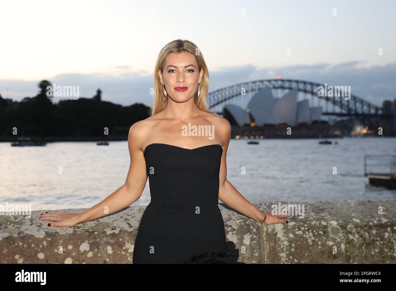 Sydney, Australia. 24th March 2023. Gabriella Power arrives on the red ...